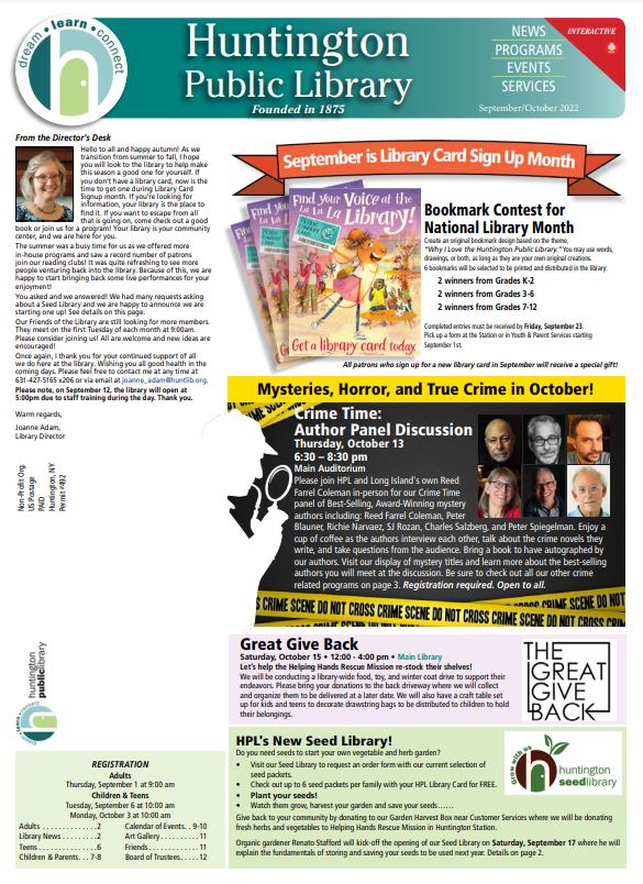 home page - Huntington Public Library